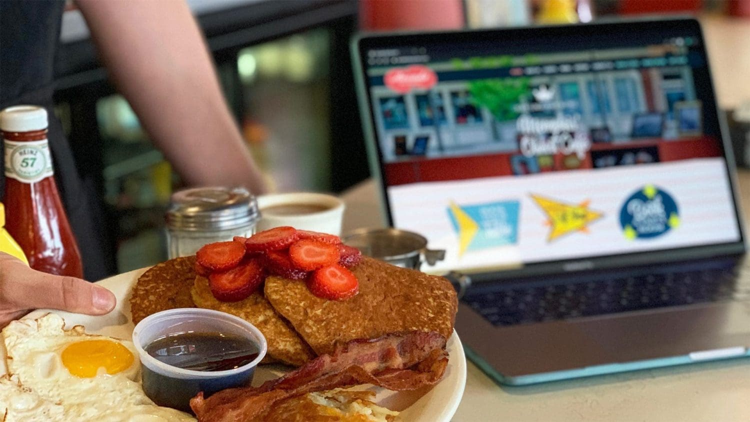 Arcade restaurant web design and logo refresh | LAB Digital Creative